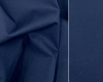 100% Cotton Navy Fabric by the Yard for 6.99/yard X 60 Wide Navy Cotton ...