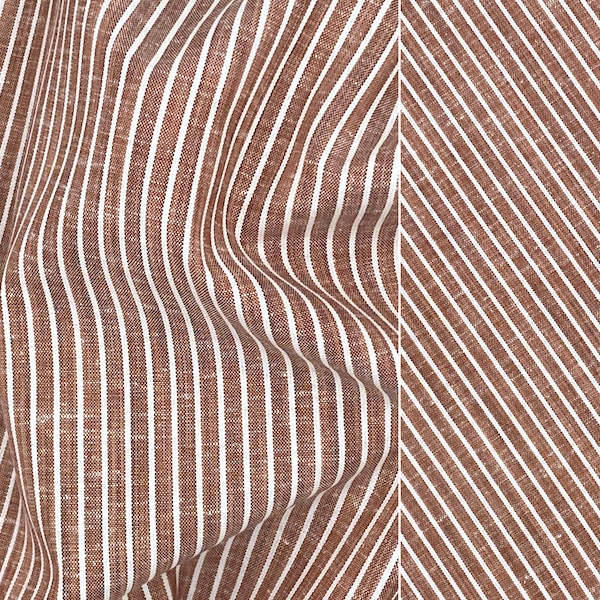 Brown Stripe Fabric - Etsy