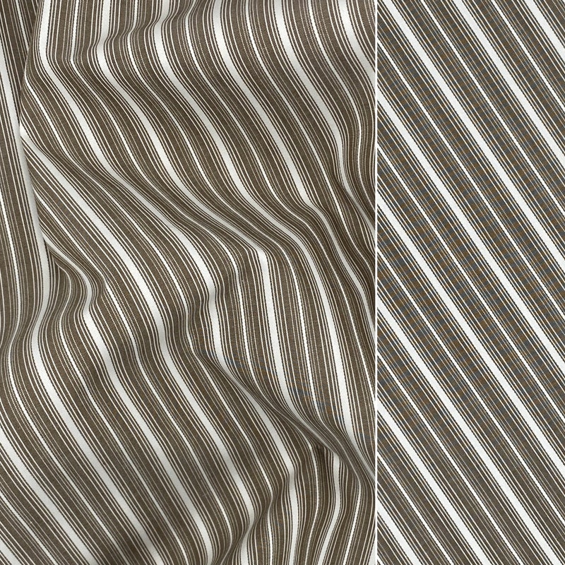 Brown Stripe Fabric - Etsy