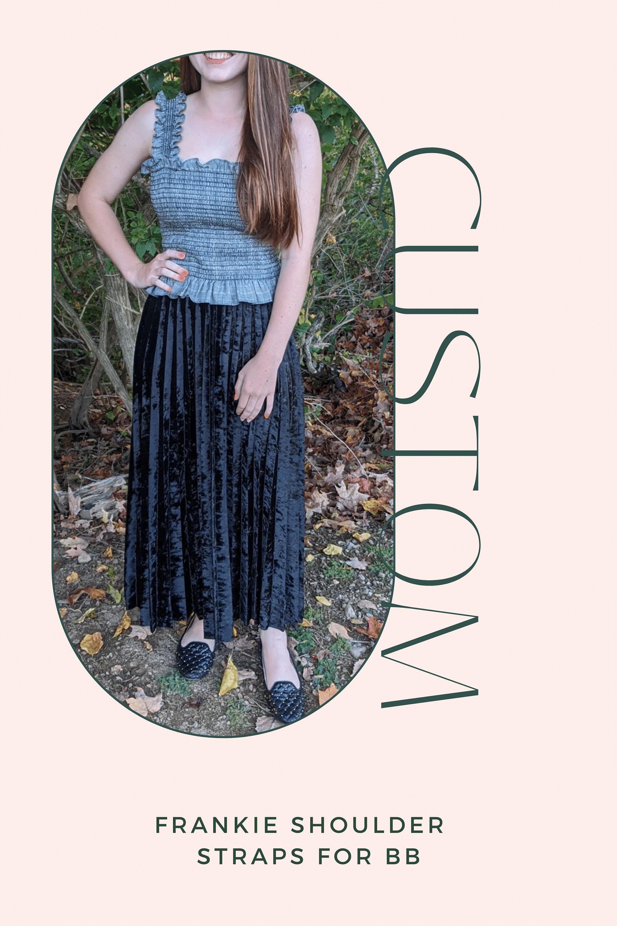 Shoulder Tie Crop Top Pattern Easy Sewing Project Pink Linen | Etsy