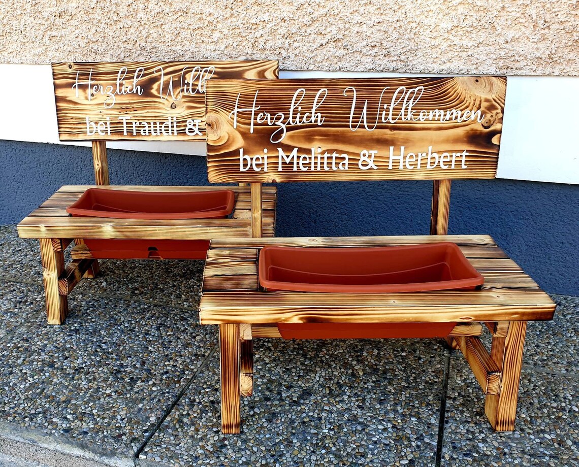 Flower Bench - Flower Bench Personalized Approx. 60 X 60 Cm Flower ...