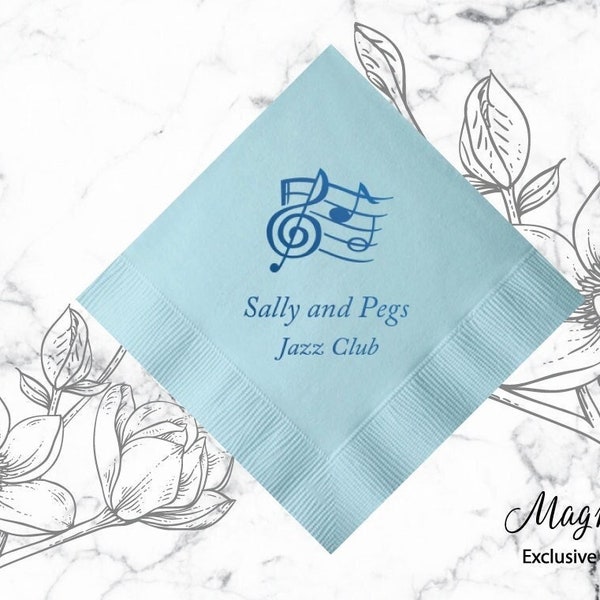 Music Themed Napkins - Etsy
