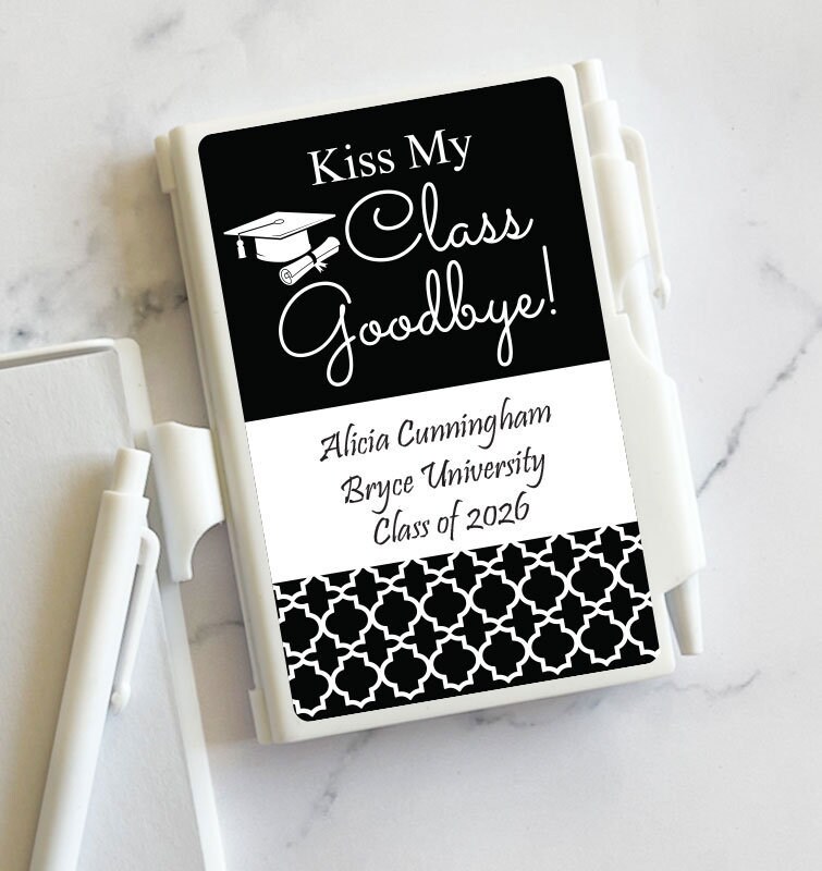 Personalized 12 Pieces Graduation Notebook Favors DESIGN-MG23 - Etsy