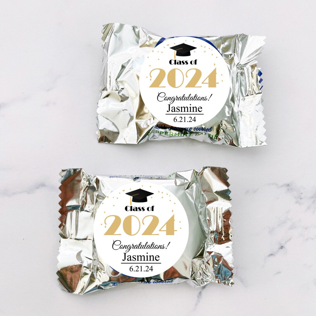 Personalized 30 Pcs Class of Peppermint Patties, Graduation Favors ...