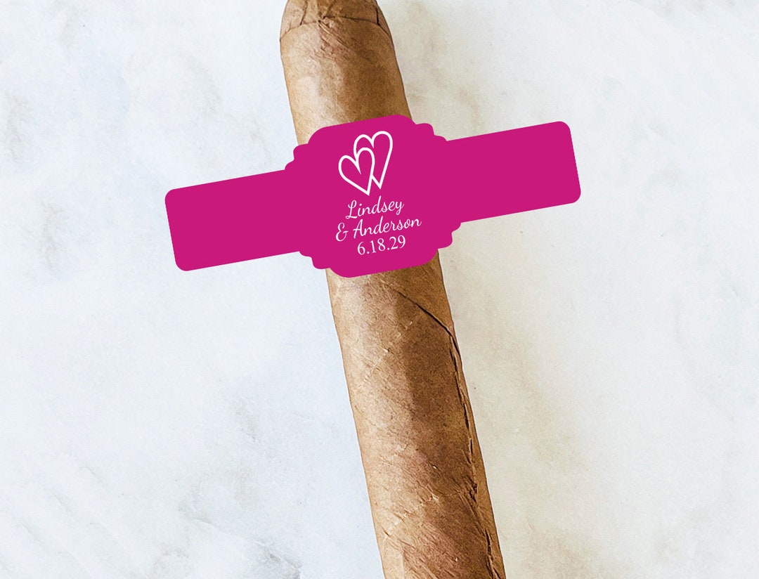Personalized 15 Pcs Wedding Cigar Band Labels Favors, Wedding Labels ...