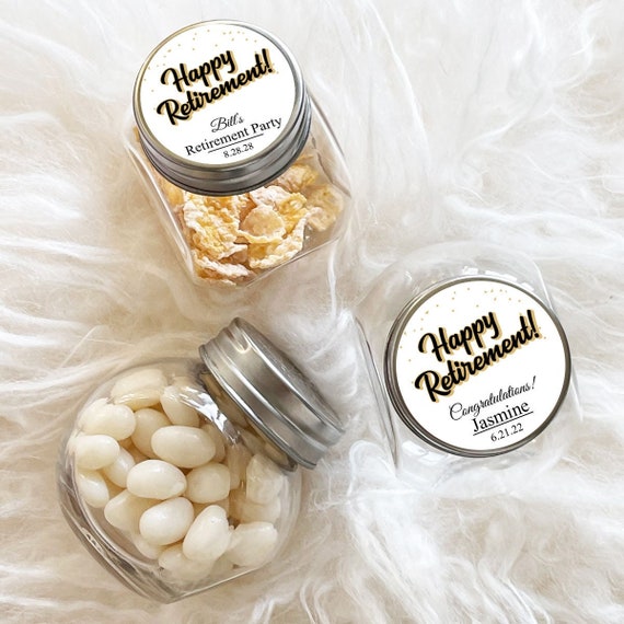 MG825 Retirement Container Box Favors Personalized 12 Pieces Happy ...