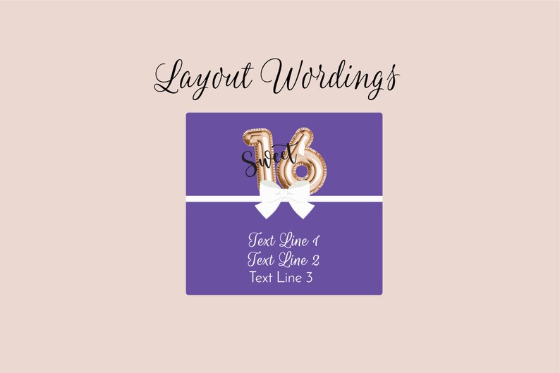 Personalized 108 Pcs Sweet 16 Balloon Party Kisses Labels Favors, Party ...