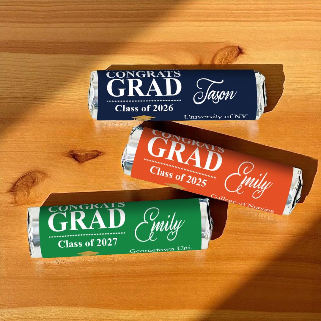 Personalized 12 Pieces Congrats Grad Breath Savers® Mints Candies ...