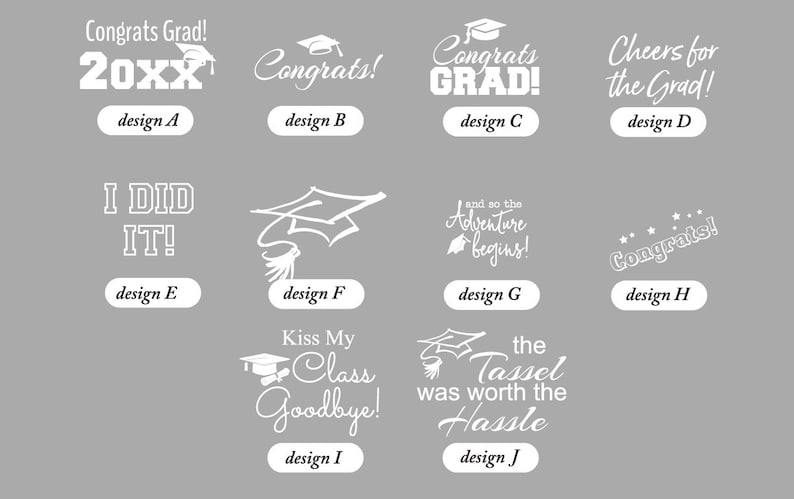 Personalized 108 Pcs Graduation Labels for Reese Mini Cups Favors ...