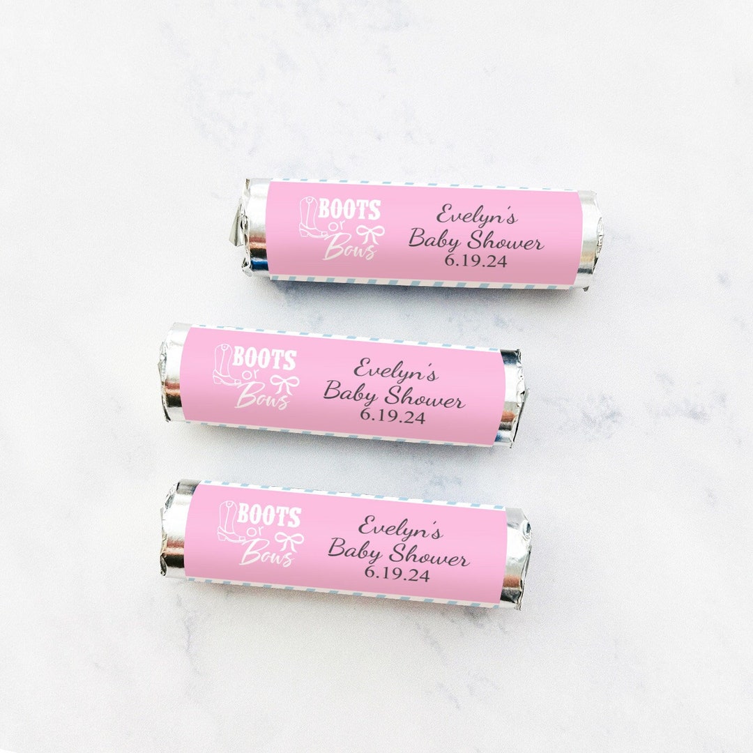 Personalized 12 Pieces Gender Reveal Boy or Girl Breath Savers® Mints ...