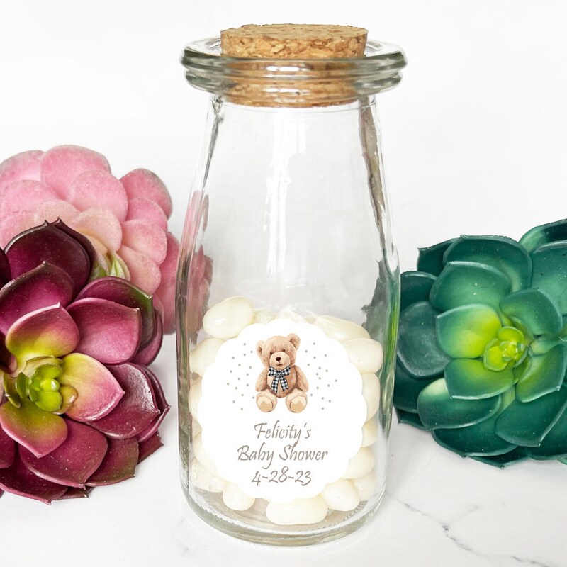Glass Bear Jar - Etsy