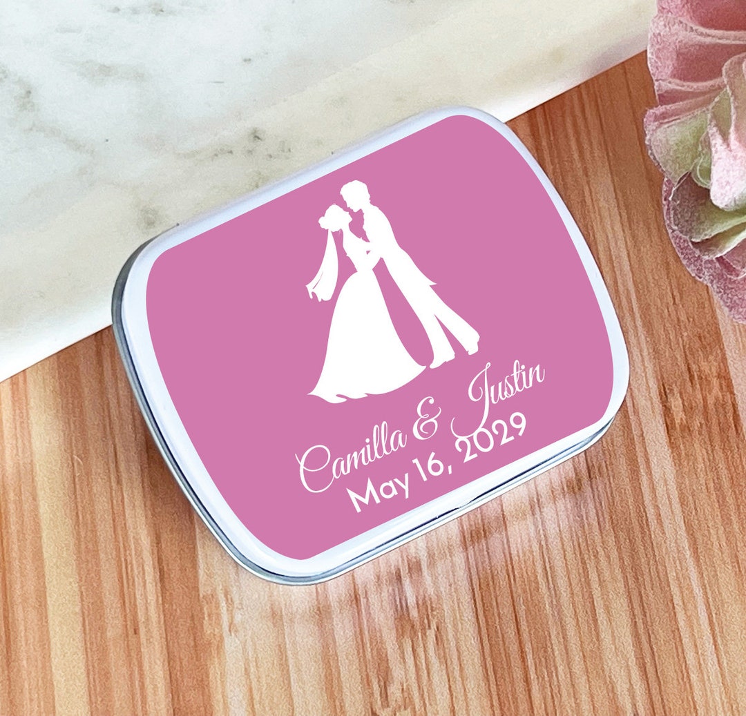 Personalized 12 Pieces Wedding Couple Dancing Personalized Wedding Mint ...