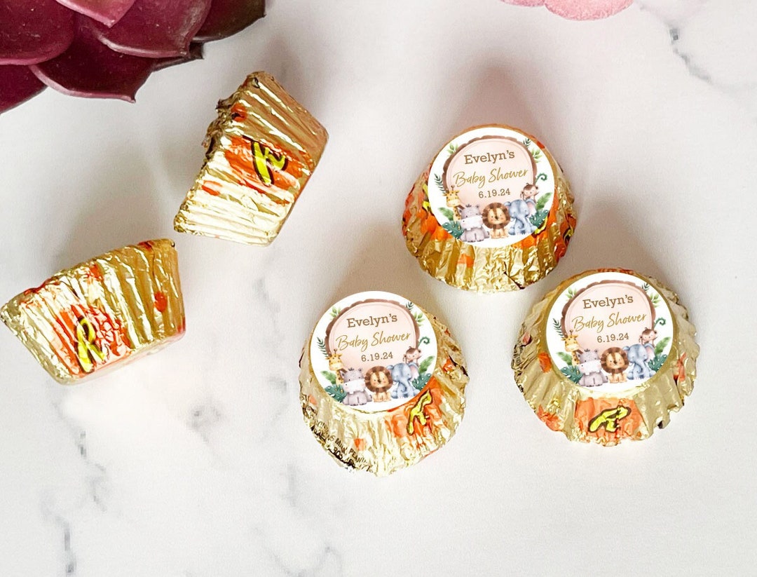 Personalized 108 Pieces Safari Baby Animals Reese Stickers Only, Baby ...