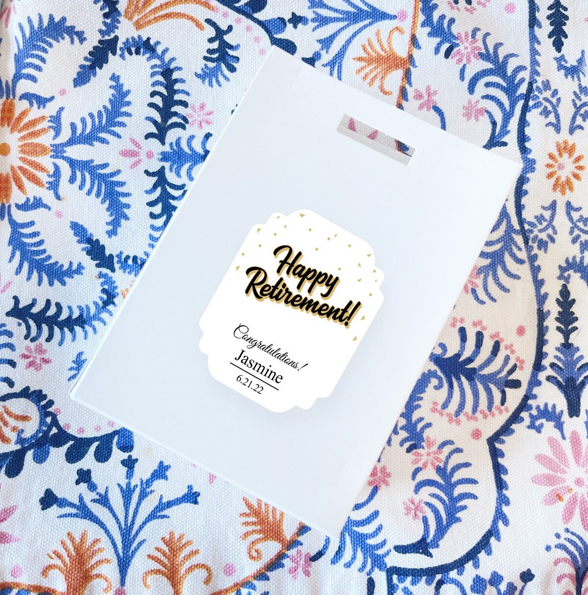 MG825 Retirement Container Box Favors Personalized 12 Pieces Happy ...