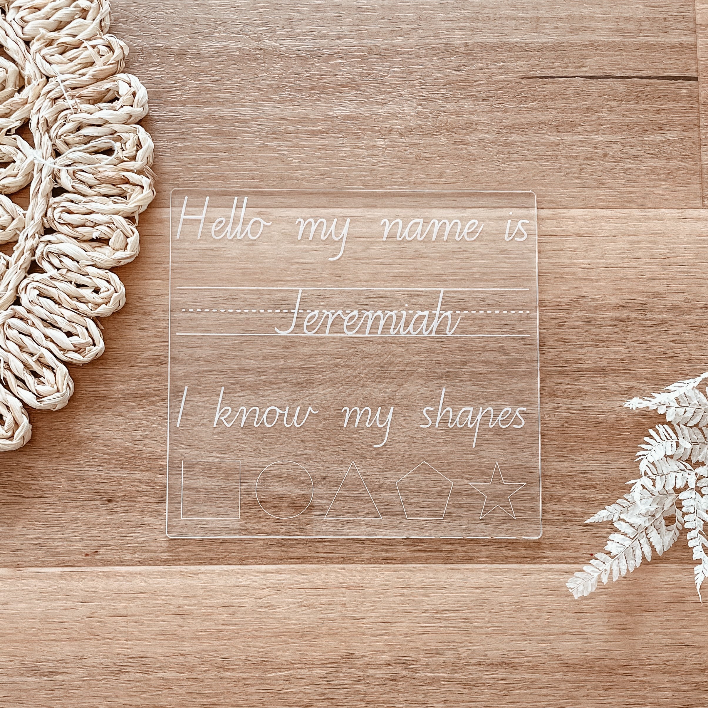 Acrylic Tracing Board AUSTRALIAN FONTS School Fonts - Etsy