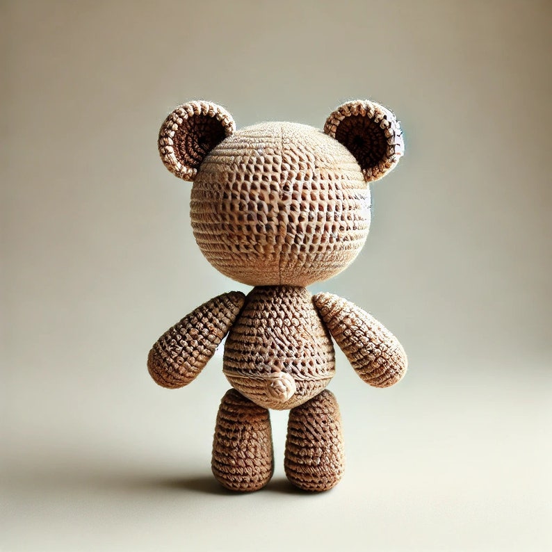Handmade Teddy Bear Crochet Pattern Amigurumi Plush Toy - Etsy