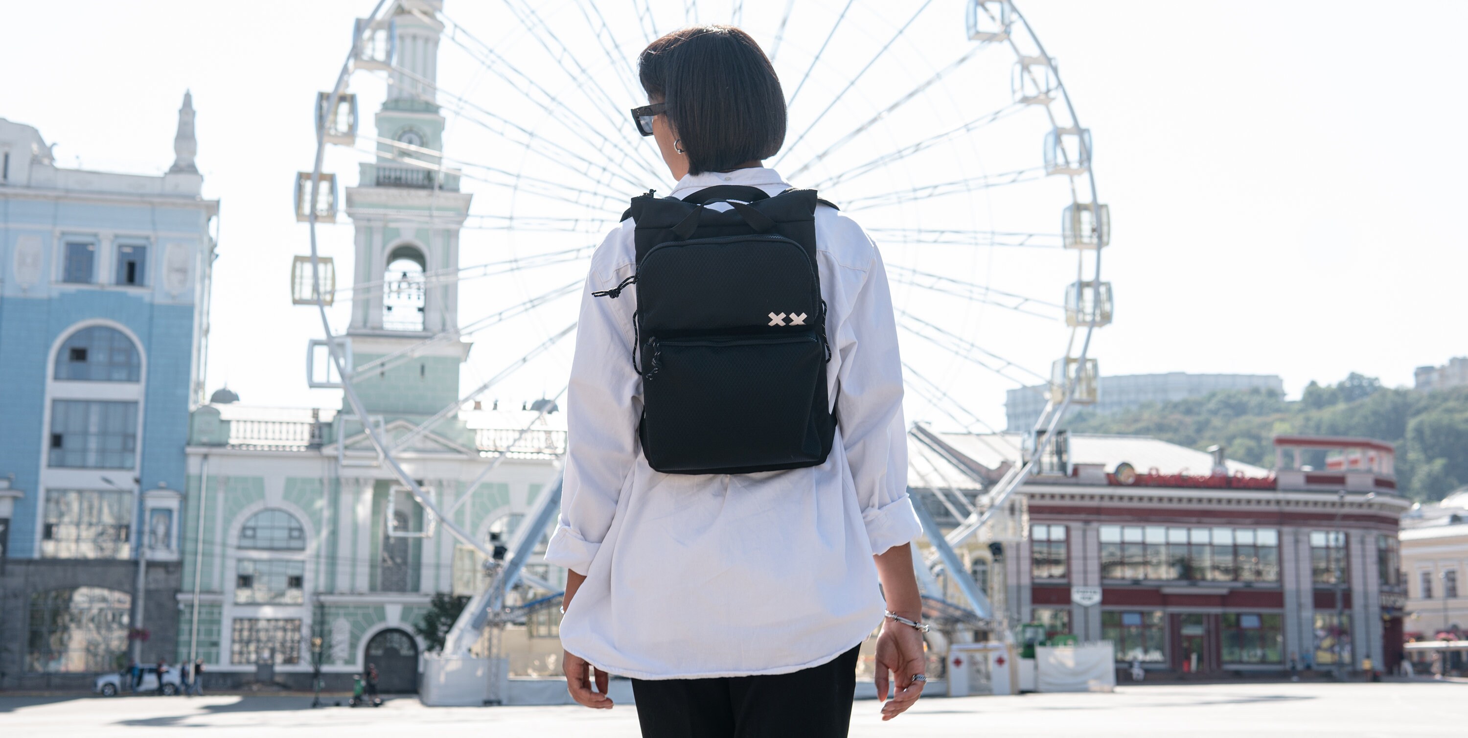 Slim Laptop Backpack, Black Messenger Bag, Multi Backpack, Minimalist ...