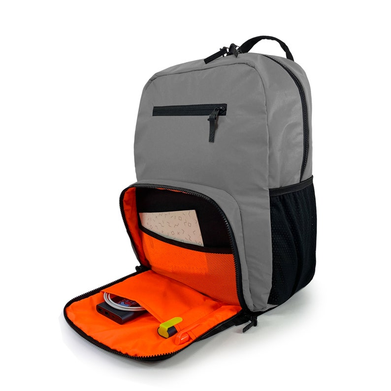 High Vision Backpack, Reflective Rucksack for Cyclist, Roomy Messenger ...