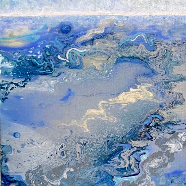 Large Acrylic Pour Painting Pour Painting on Canvas Original - Etsy