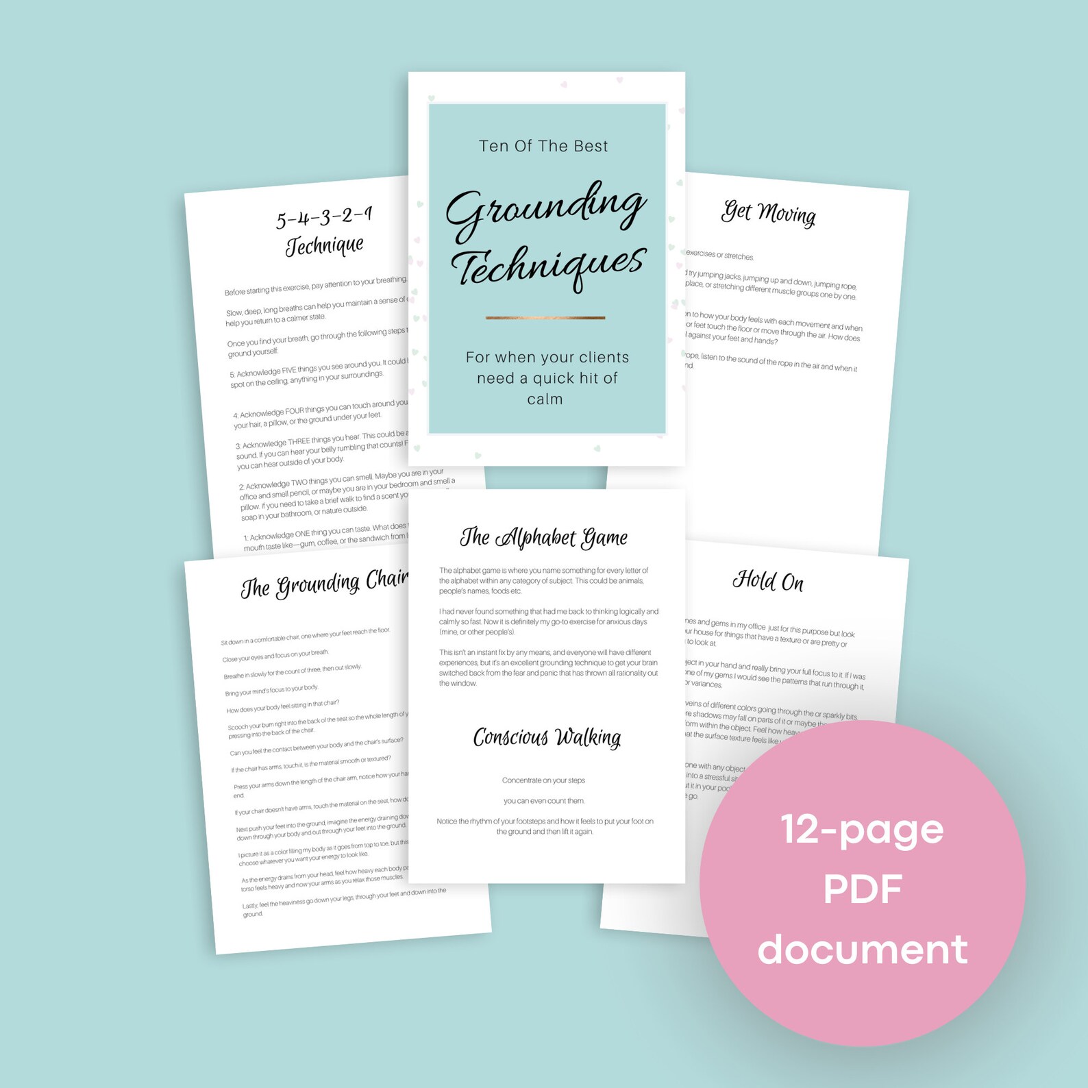 Ten Best Grounding Techniques Anxiety Relief Mental Health Self Care ...