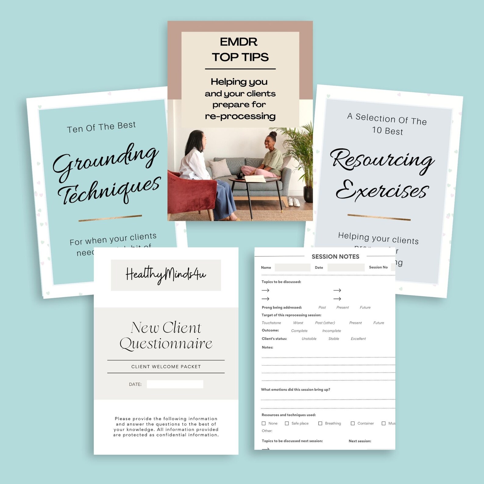 Value EMDR Bundle Excellent Value, Scripts Resources Editable Intake ...