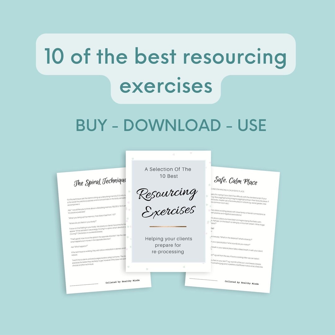 Self Help Therapy Scripts EMDR Scripts Anxiety Management Mental Health ...