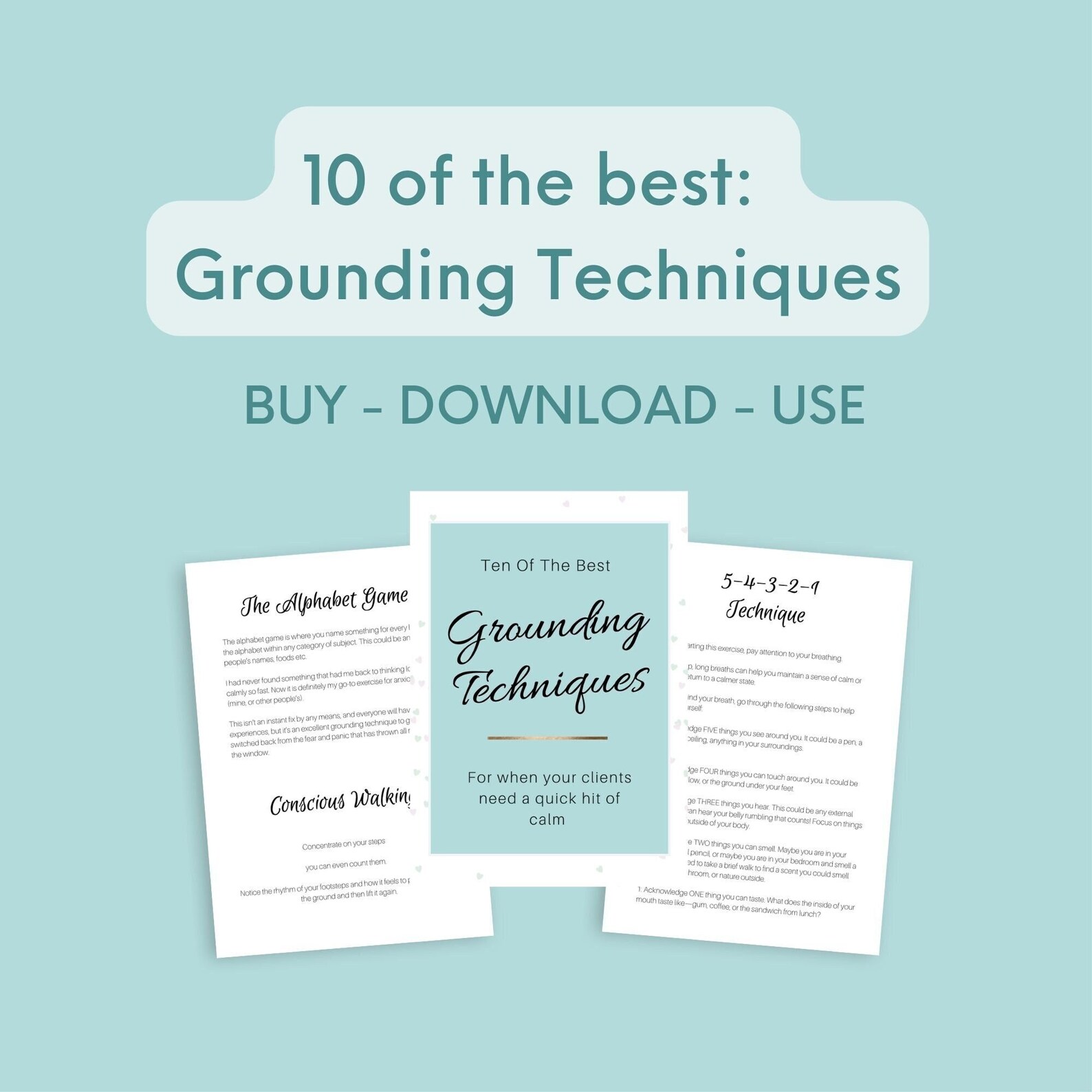 Ten Best Grounding Techniques Anxiety Relief Mental Health Self Care ...