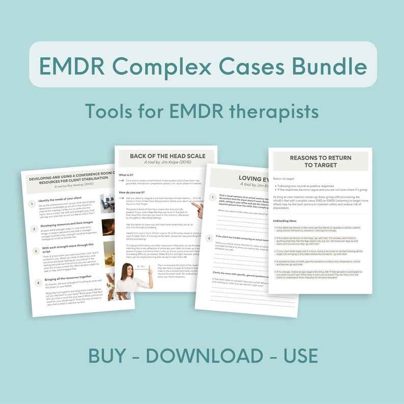 EMDR Grounding Scripts Resource Bundle Therapists EMDR Therapist ...