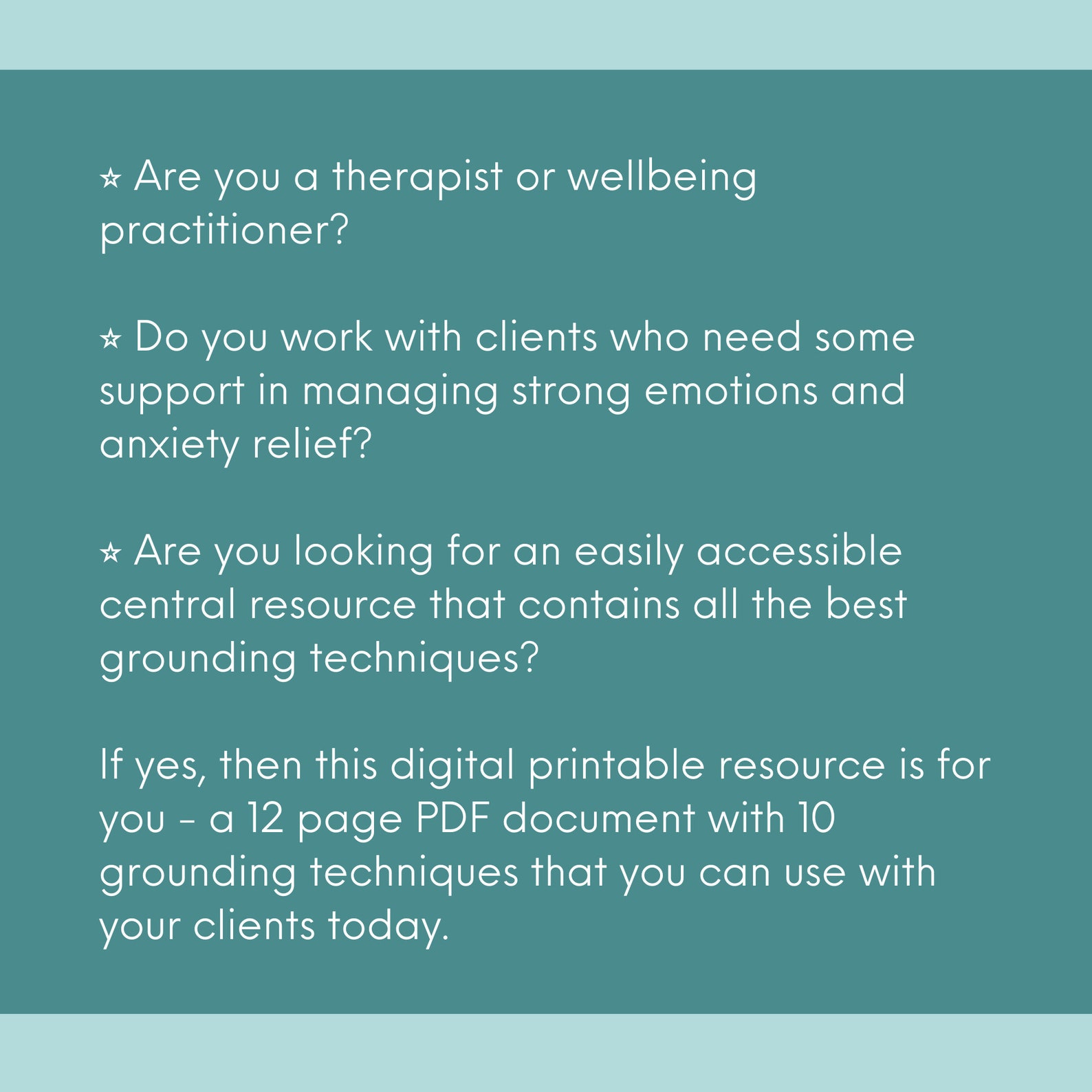 Ten Best Grounding Techniques Anxiety Relief Mental Health Self Care ...