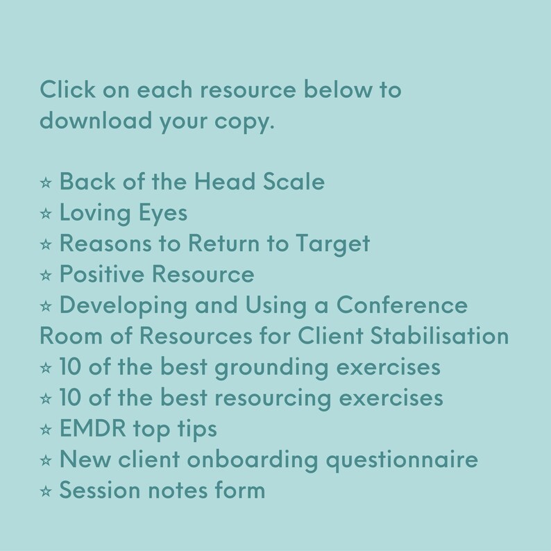 Value EMDR Bundle Excellent Value, Scripts Resources Editable Intake ...