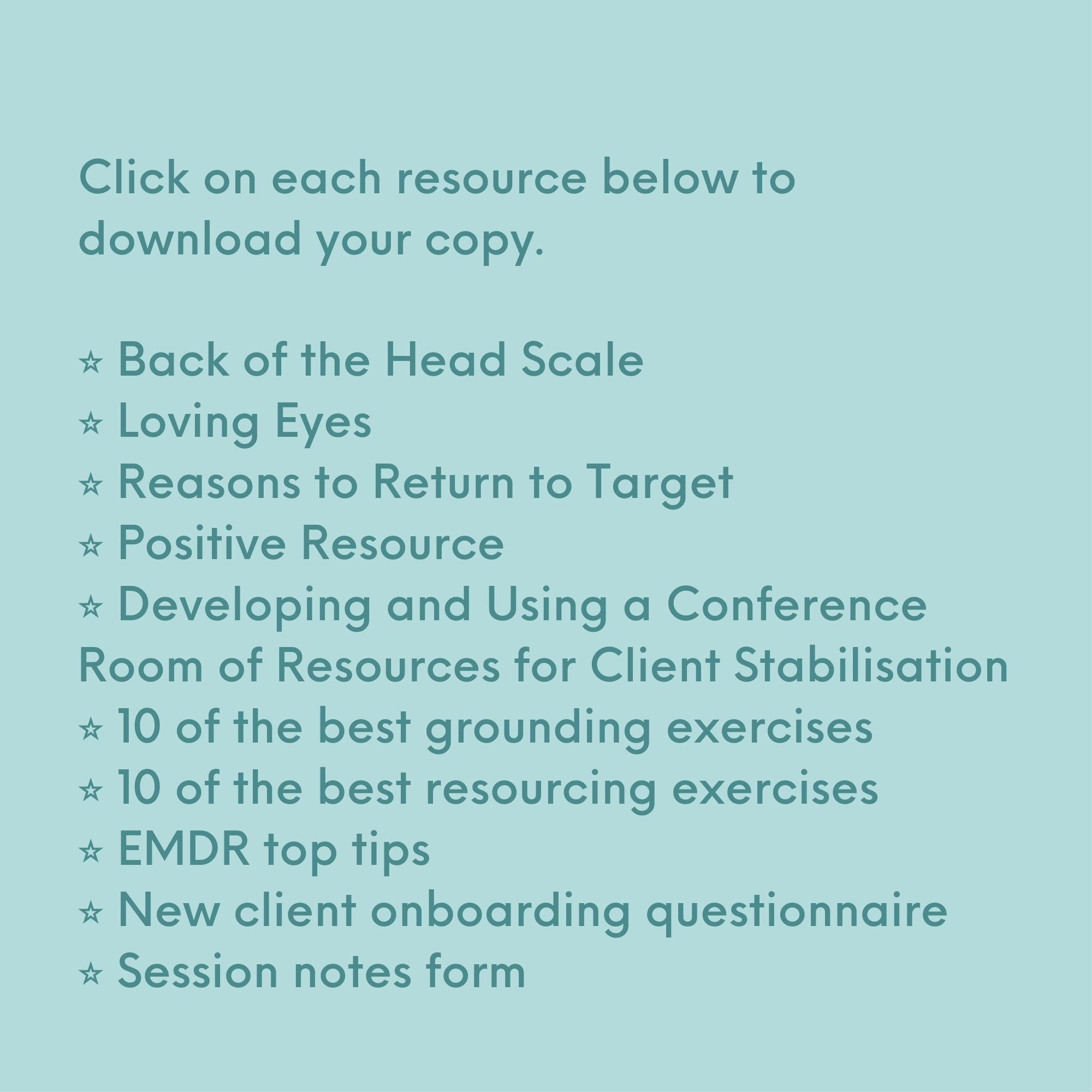 Value EMDR Bundle Excellent Value, Scripts Resources Editable Intake ...