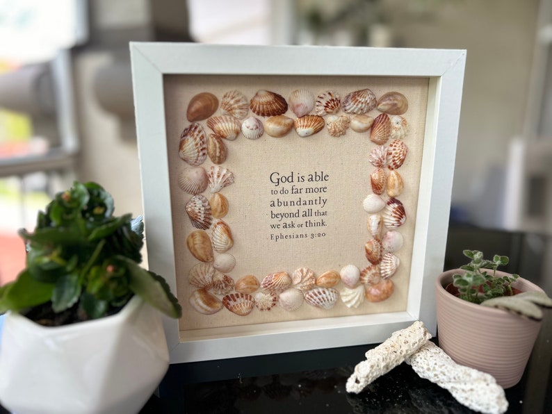 Ephesians 3:20 God is Able Shadow Box - Etsy