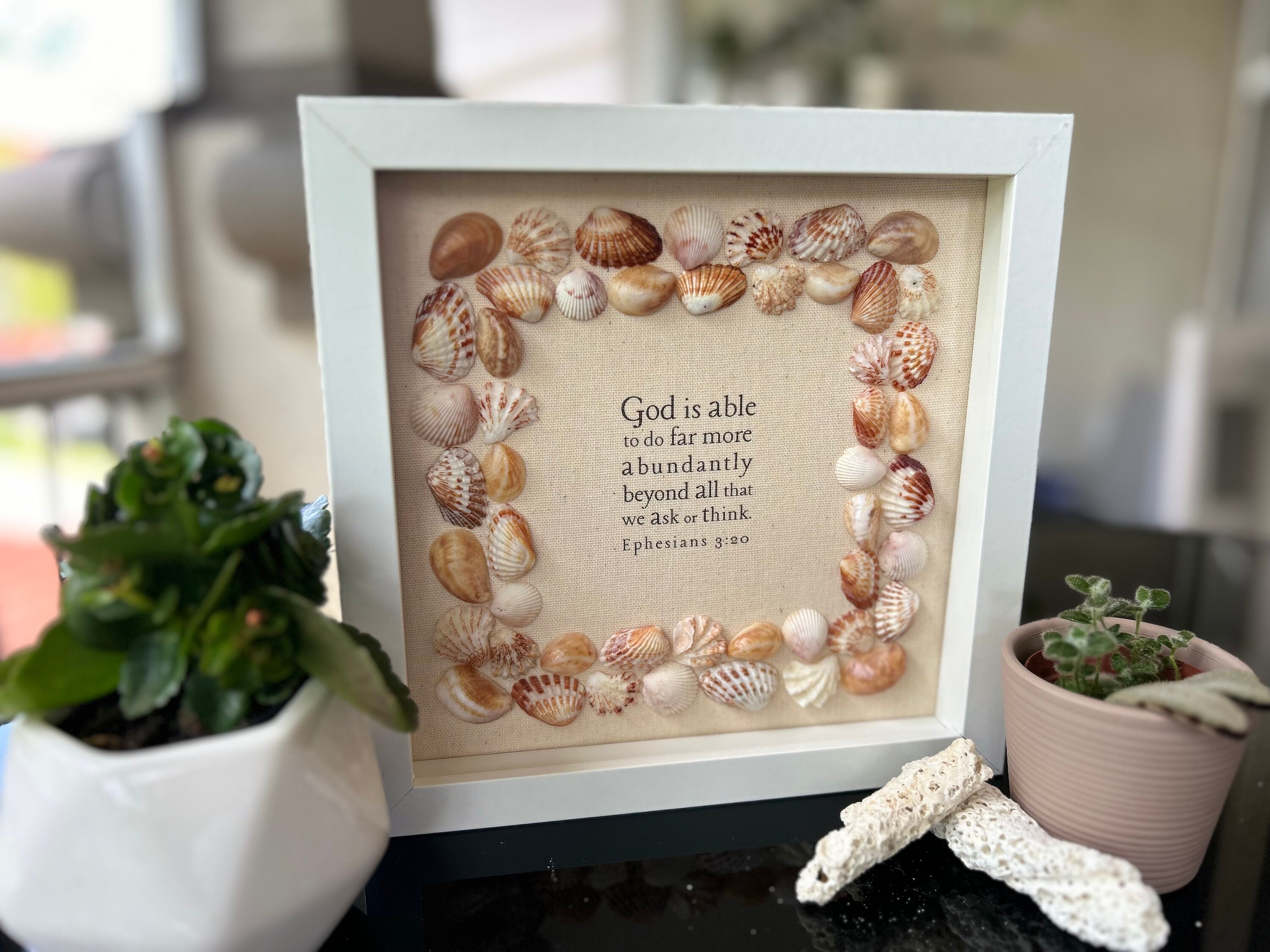 Ephesians 3:20 God is Able Shadow Box - Etsy