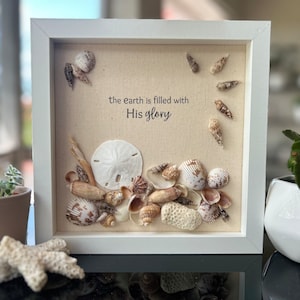 The Earth Shadow Box / Shells - Etsy