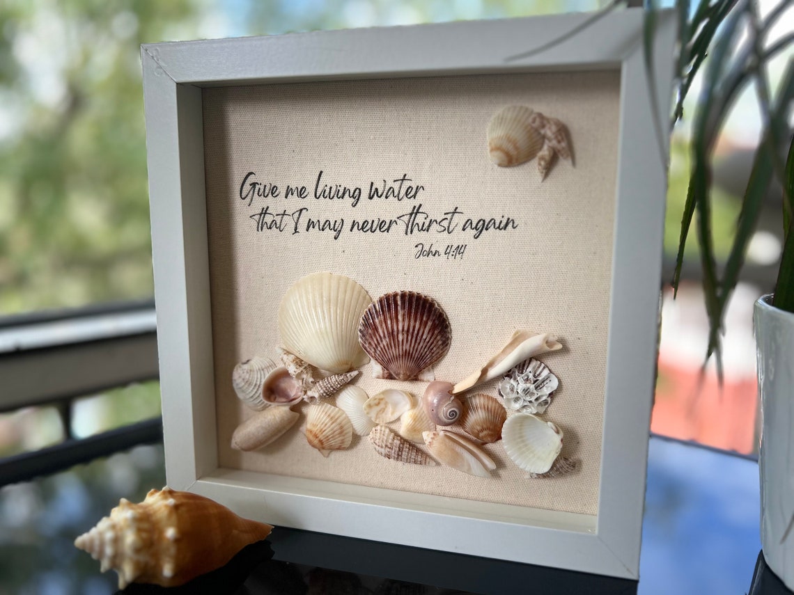 Living Water Shadow Box - Etsy