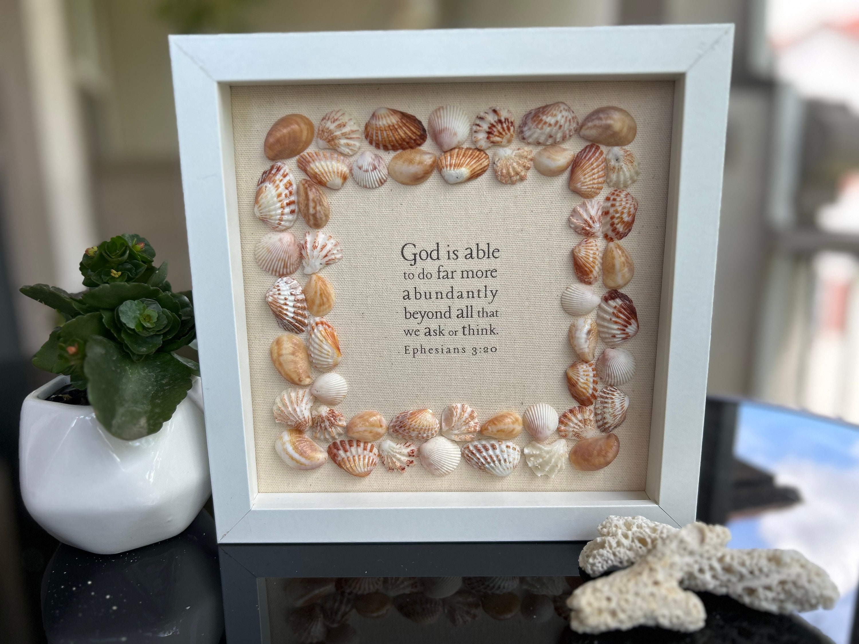 Ephesians 3:20 God is Able Shadow Box - Etsy