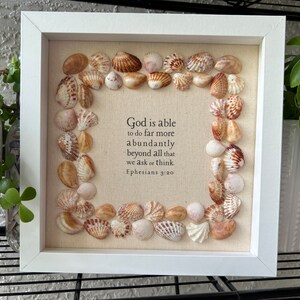 Ephesians 3:20 God is Able Shadow Box - Etsy