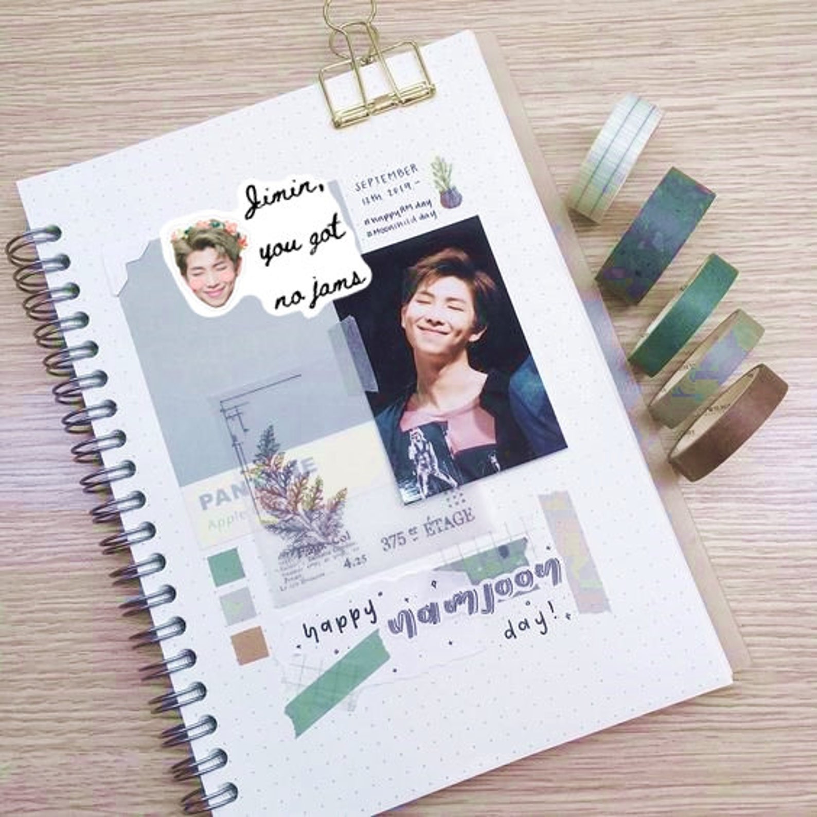 Printable Artwork Stickers of BTS Members With Iconic Quotes - Etsy