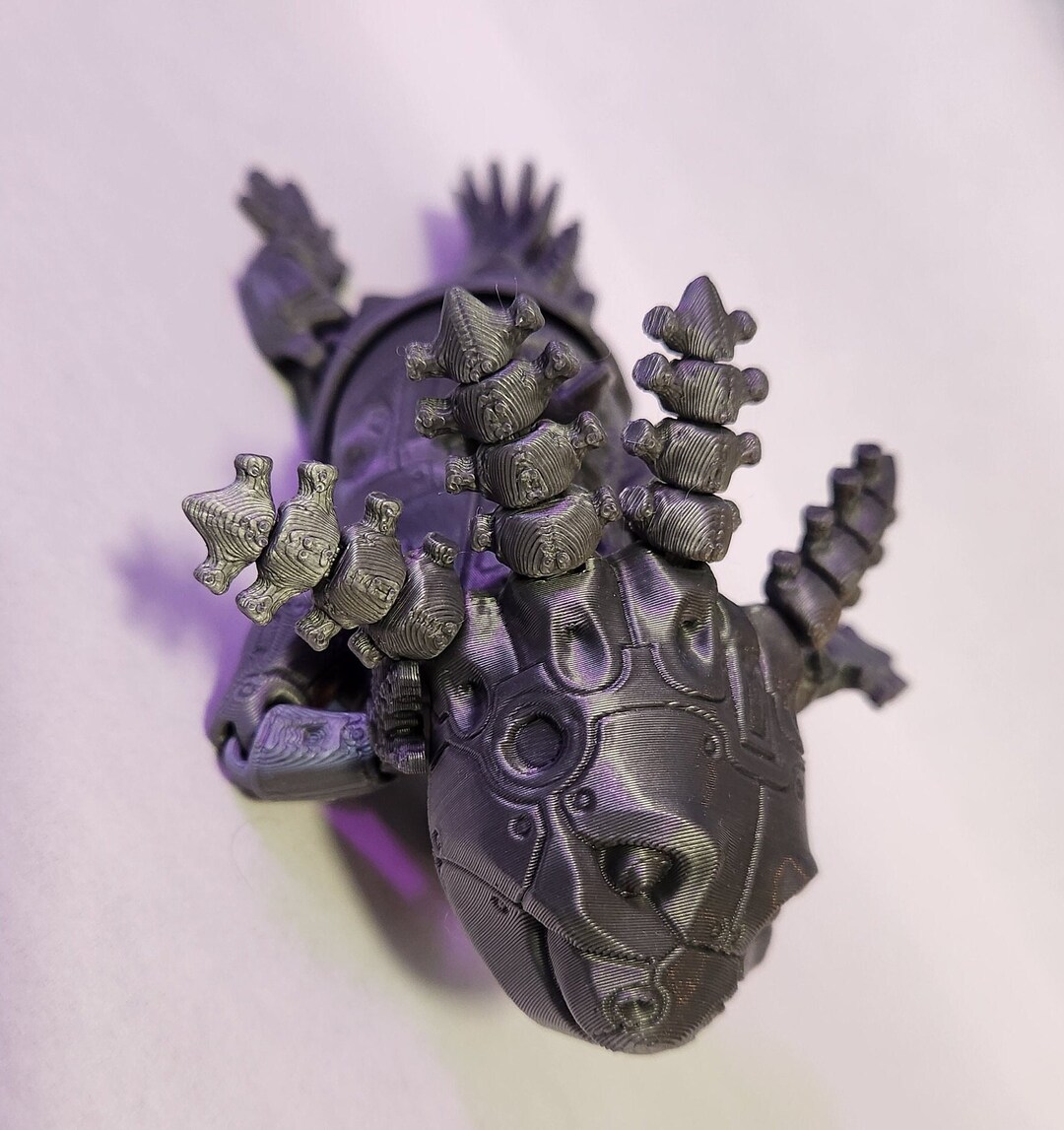 Robo Axolotl Fidget Toy Stress Toy - Etsy