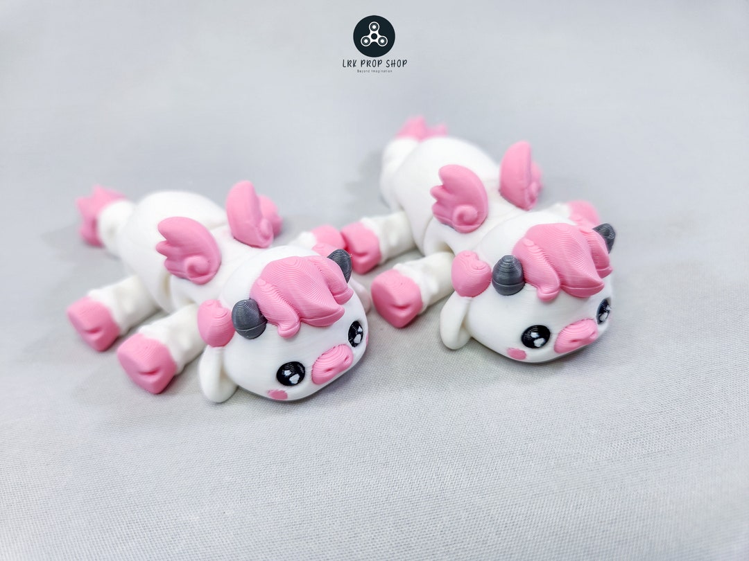 Flexi Baby Cow Articulated Cow Fidget Toy Stress Toy Cupid Cow ...