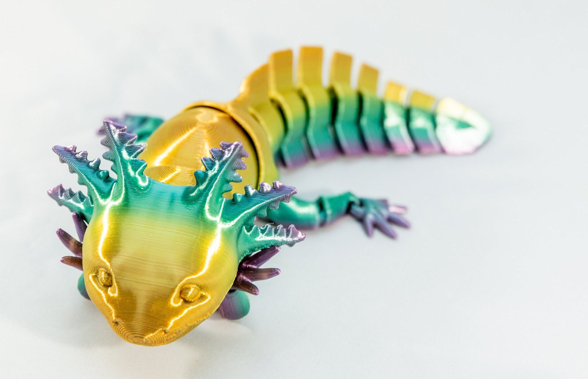 Articulated Axolotl Fidget Toy Stress Toy - Etsy