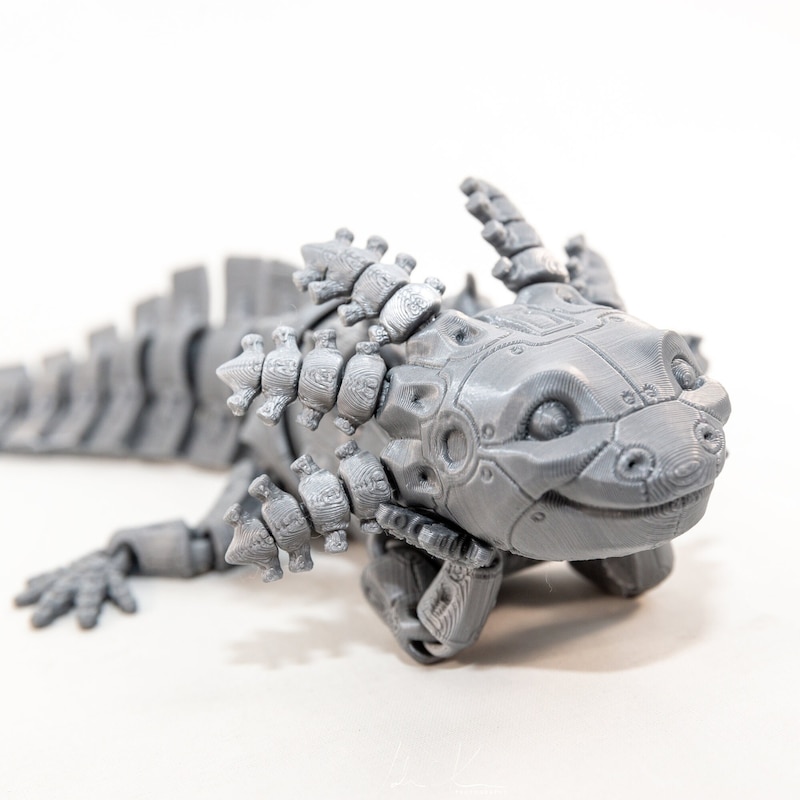 3d Printed Robot Axolotl - Etsy