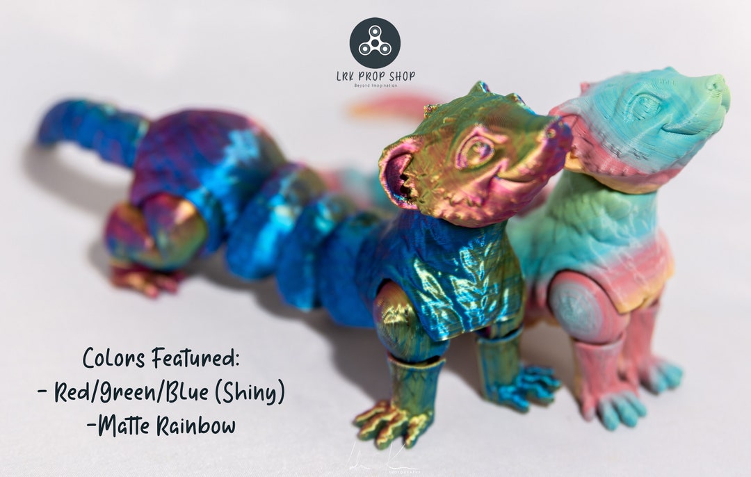 Articulated Ferret - Fidget Toy - Stress Toy - Etsy
