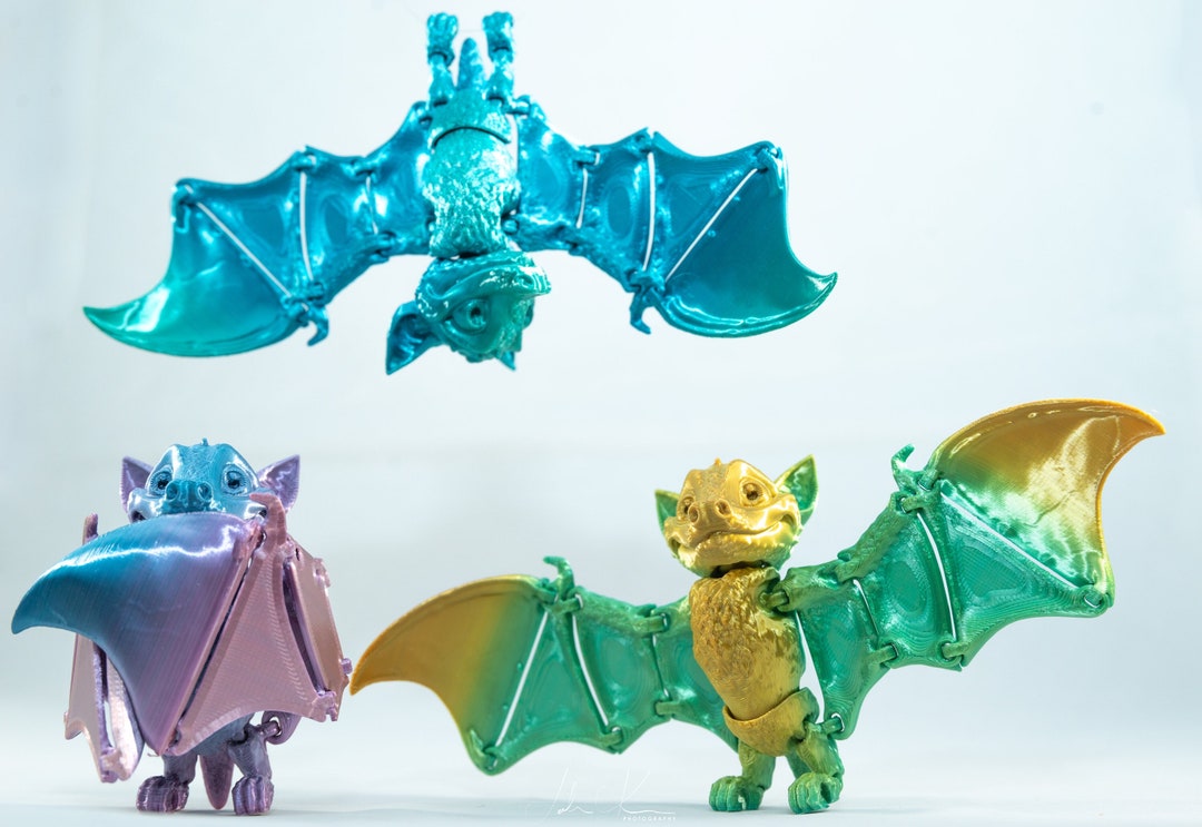 Articulated Fruit Bat - Fidget Toy - Stress Toy - Etsy
