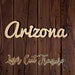 Arizona Wood Sign Unfinished Laser Cut Shape - Etsy