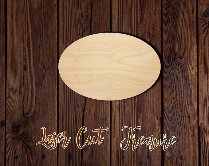 2 34 Oval Shape Wooden Cutout Shape, Silhouette, Gift Tags Ornaments ...