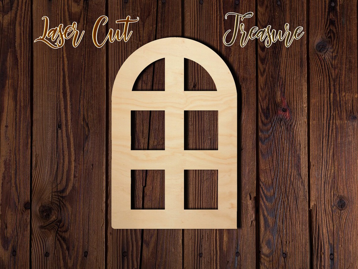 Window Christmas Unfinished Laser Cut Shape - Etsy