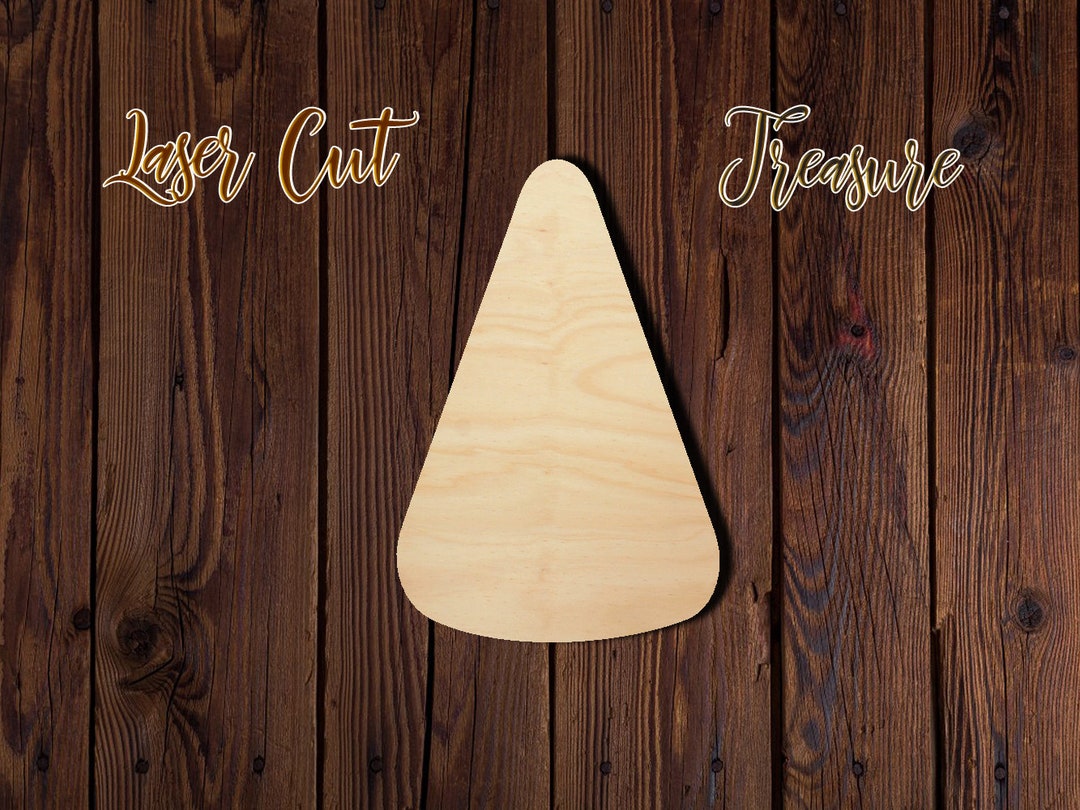 Candy Corn - Halloween - Unfinished Laser Cut Wood Shape - 1/8" Baltic ...