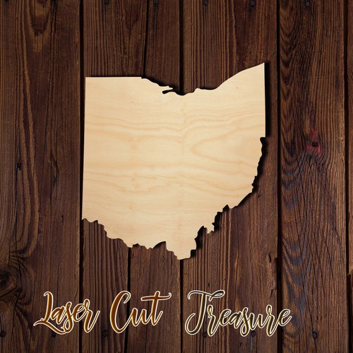 Ohio State Laser Cut Unfinished Wood Cutout Shapes Always - Etsy