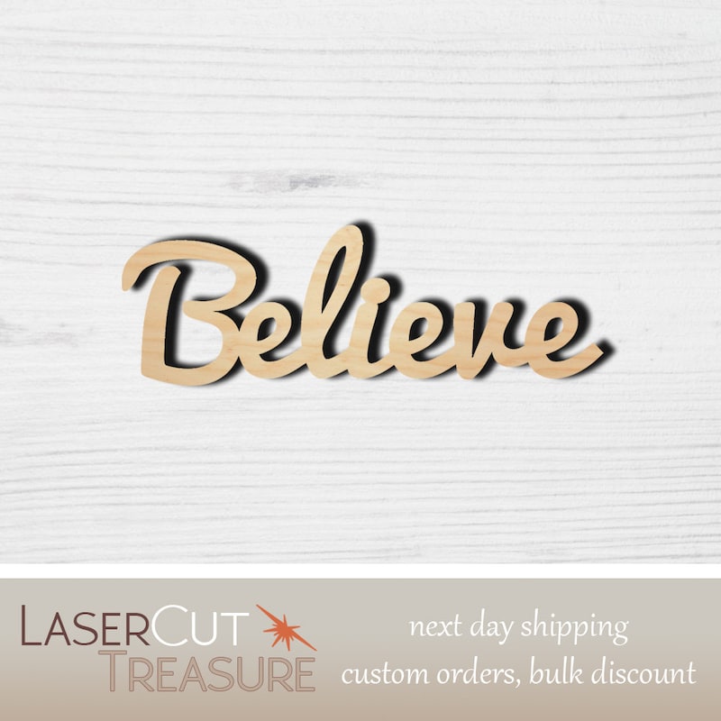 Believe Sign - Etsy